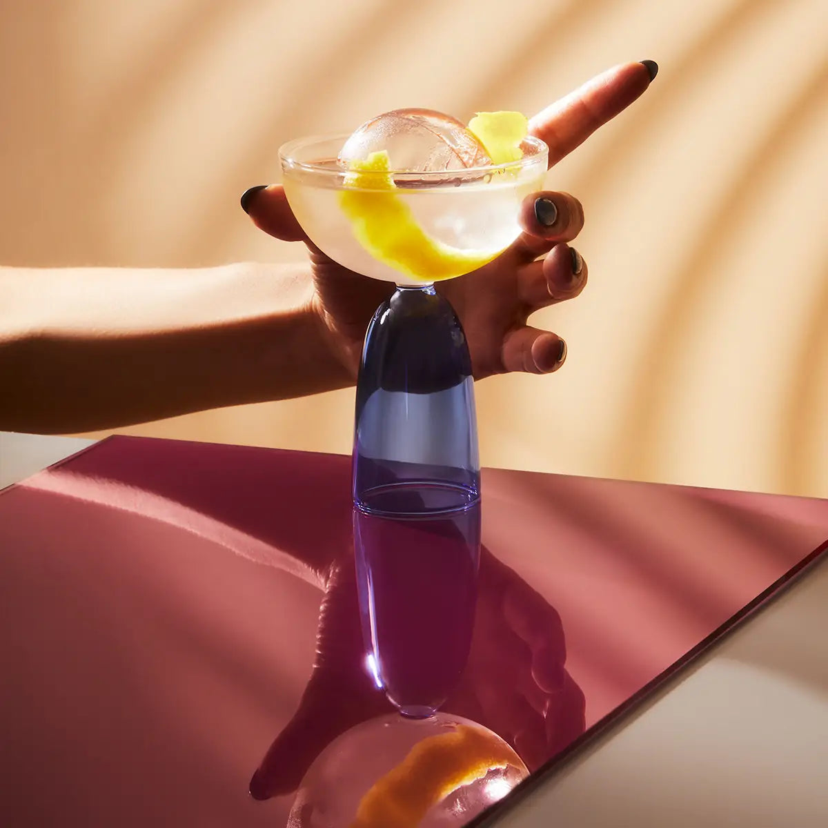 Mamo Coupe | Glass Coupe Color Block | Halifax Canada – Isle at ease