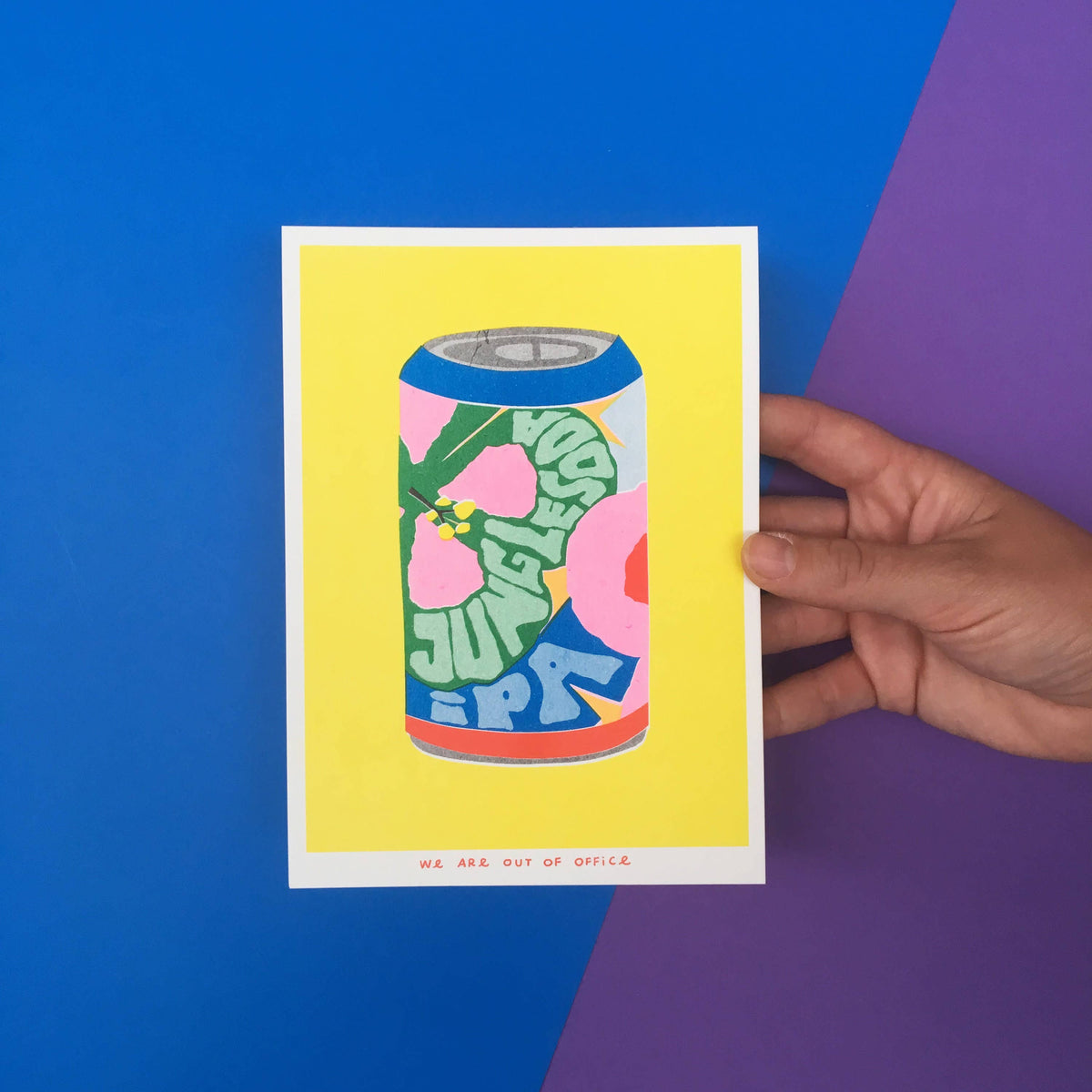 Jungle Soda IPA Risograph Print | We are out of office | Halifax Canada ...